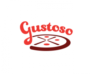 GUSTOSO比萨餐厅 - LOGO设计案例 - LOGO世界