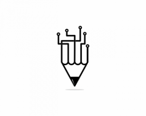 电子笔logo - LOGO世界