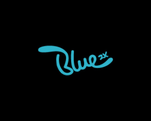 Blue2x字体设计 - LOGO世界